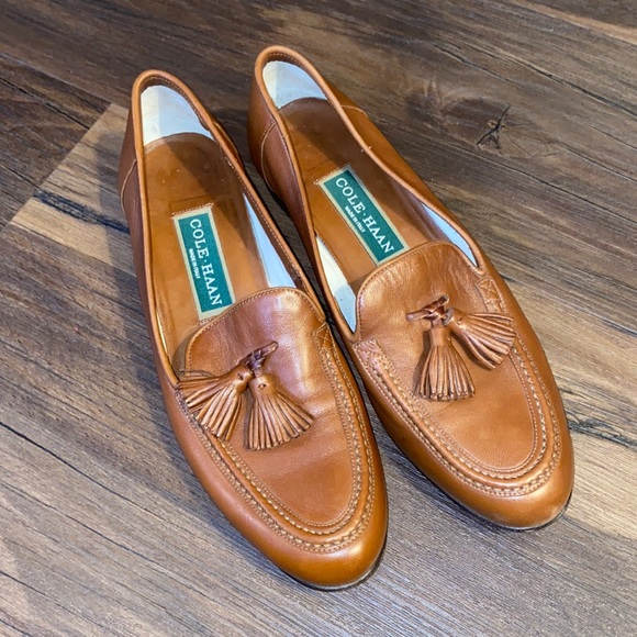 Cole Haan | Shoes | Cole Haan Womens Leather Loafers 75 Narrow | Poshmark